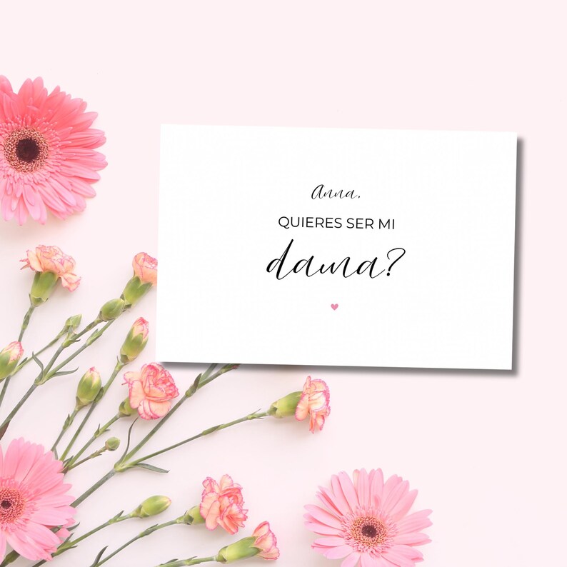 Plantilla Para Boda Spanish Proposal Cards Editable Canva Template for ...
