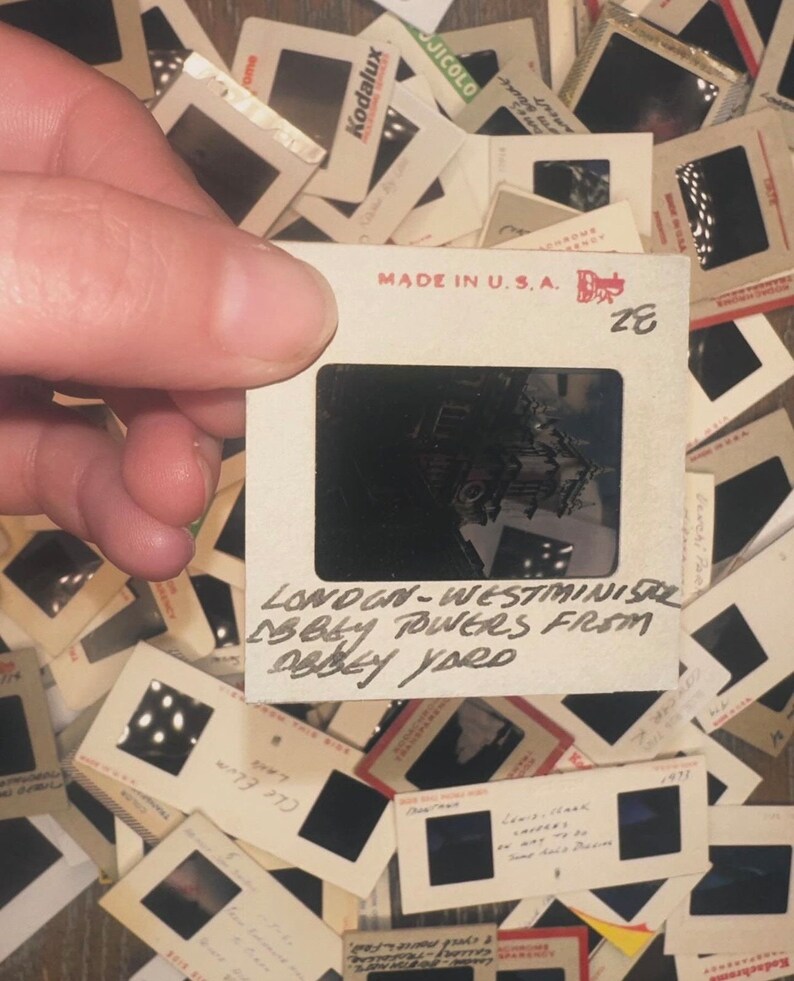 1950-70 Travel Negative Slides. London, Paris, Japan, Etc. Shakers ...