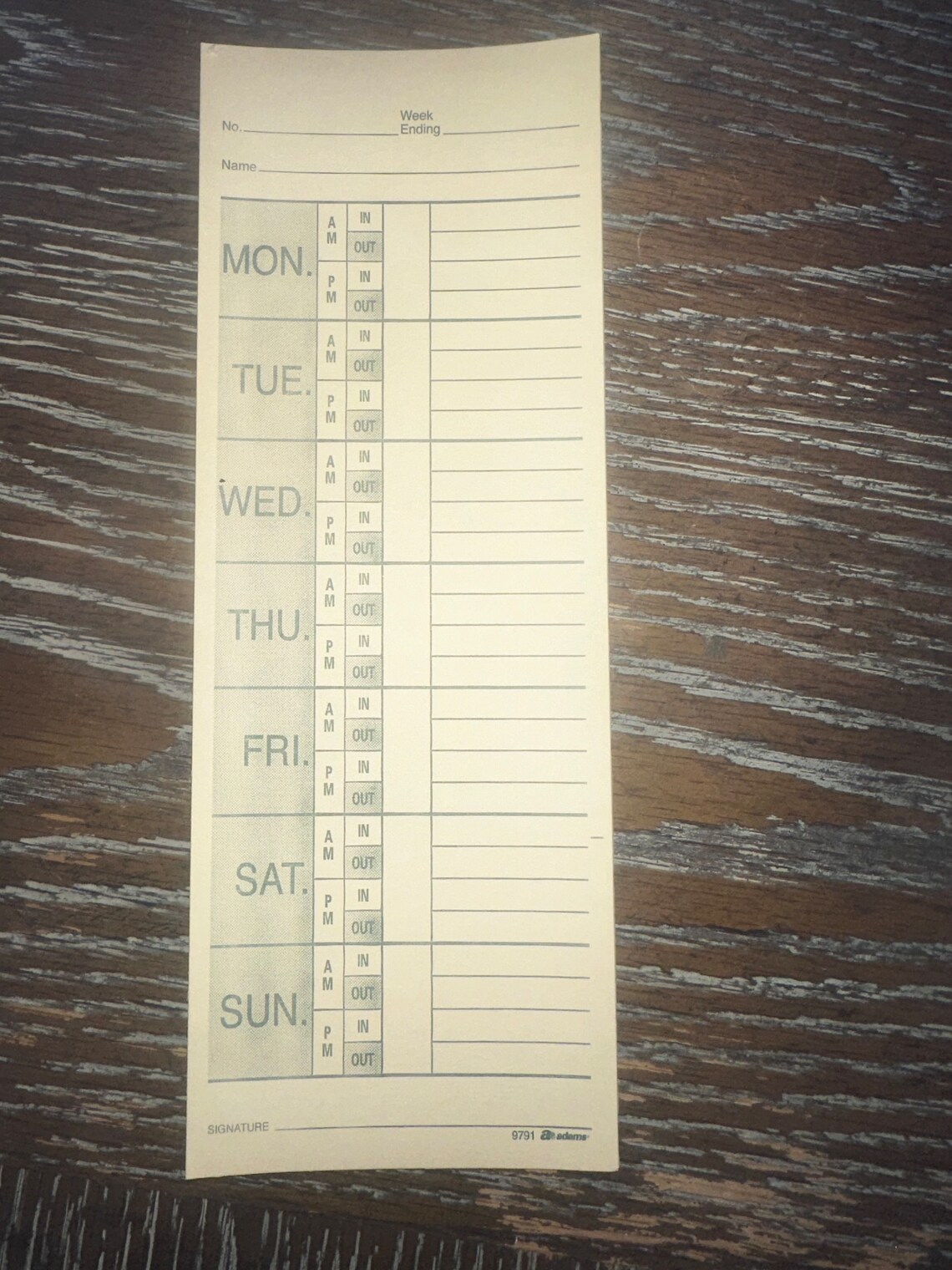 Vintage Double Sided TIME CARDS. 30 Cards for Ephemera. Journaling. Xl ...