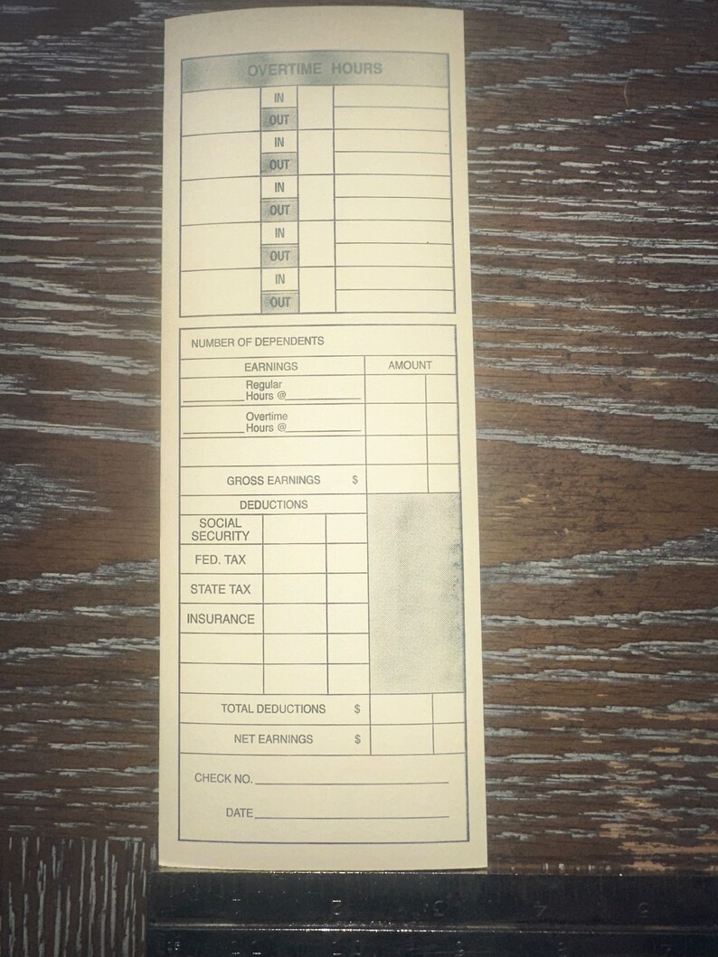 Vintage Double Sided TIME CARDS. 30 Cards for Ephemera. Journaling. Xl ...