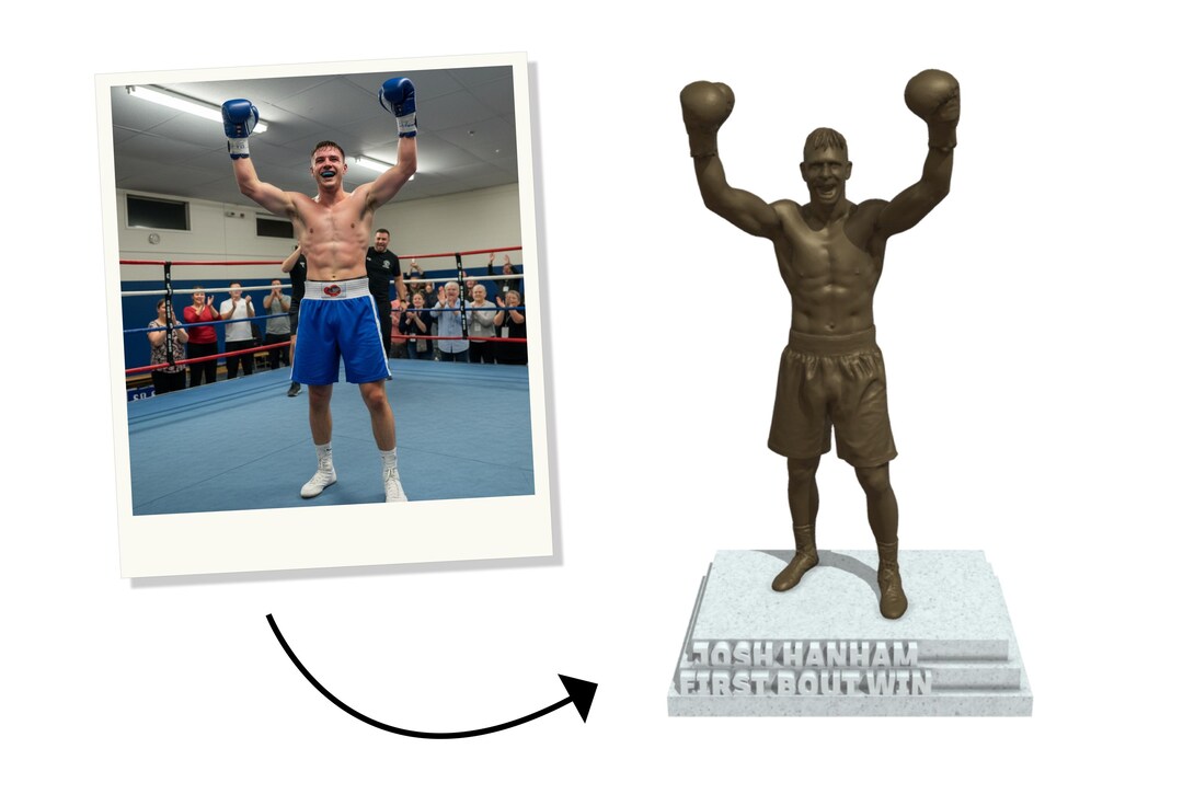 Boxing, Judo + Martial Arts Custom Made Statue Trophies - Etsy