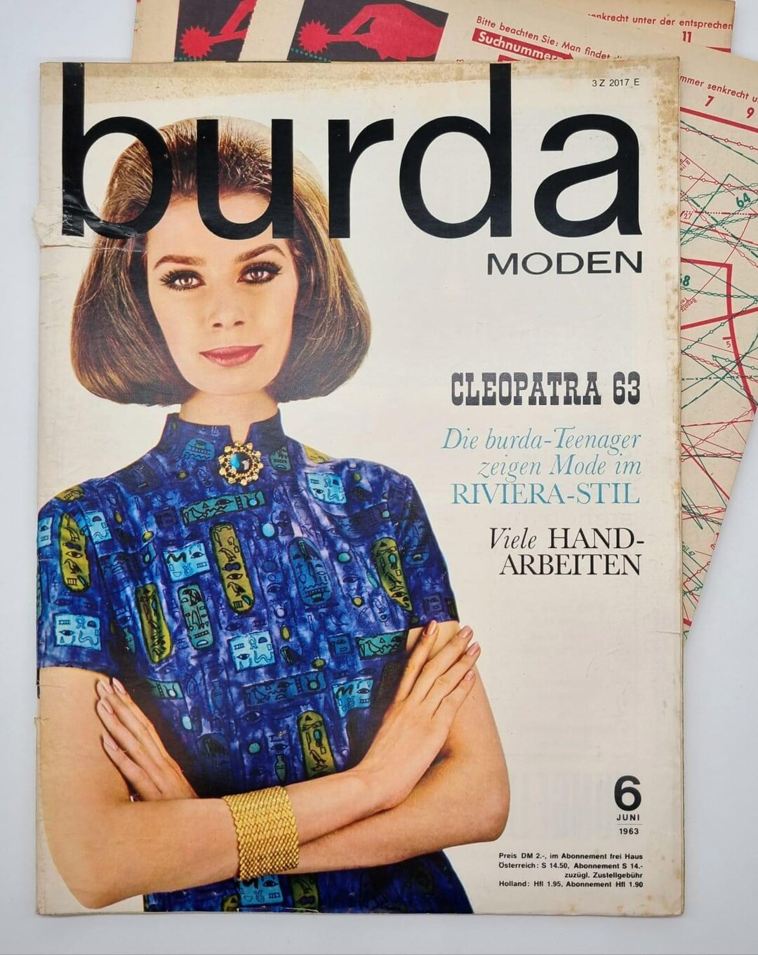 60+ Patterns, 6/1963 Burda Moden June Vintage Fashion Magazine, Sewing ...