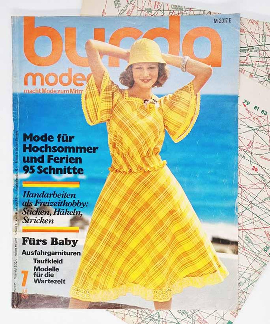 100+ Patterns, 7/1975 Burda Moden July Vintage Fashion Magazine, Sewing ...