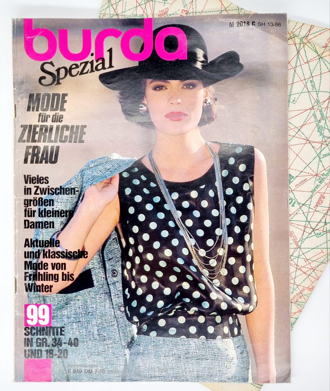 65+ Patterns, 1985 Burda Moden Special Miss Petite Vintage Fashion ...