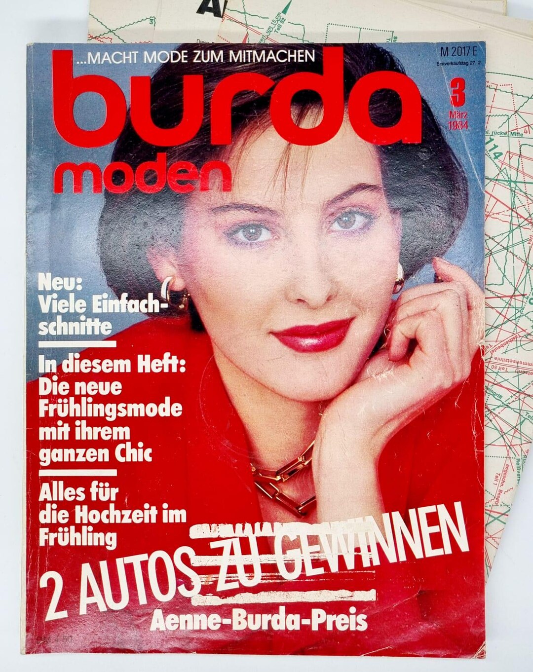 90+ Patterns, 3/1984 Burda Moden March Vintage Fashion Magazine, Sewing ...