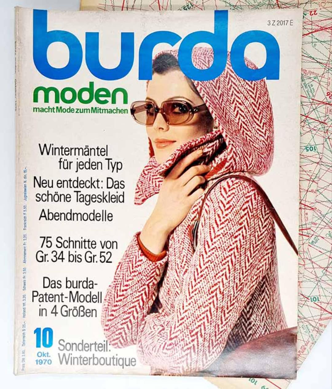 80+ Patterns, 10/1970 Burda Moden October Vintage Fashion Magazine, Sewing Patterns and ...