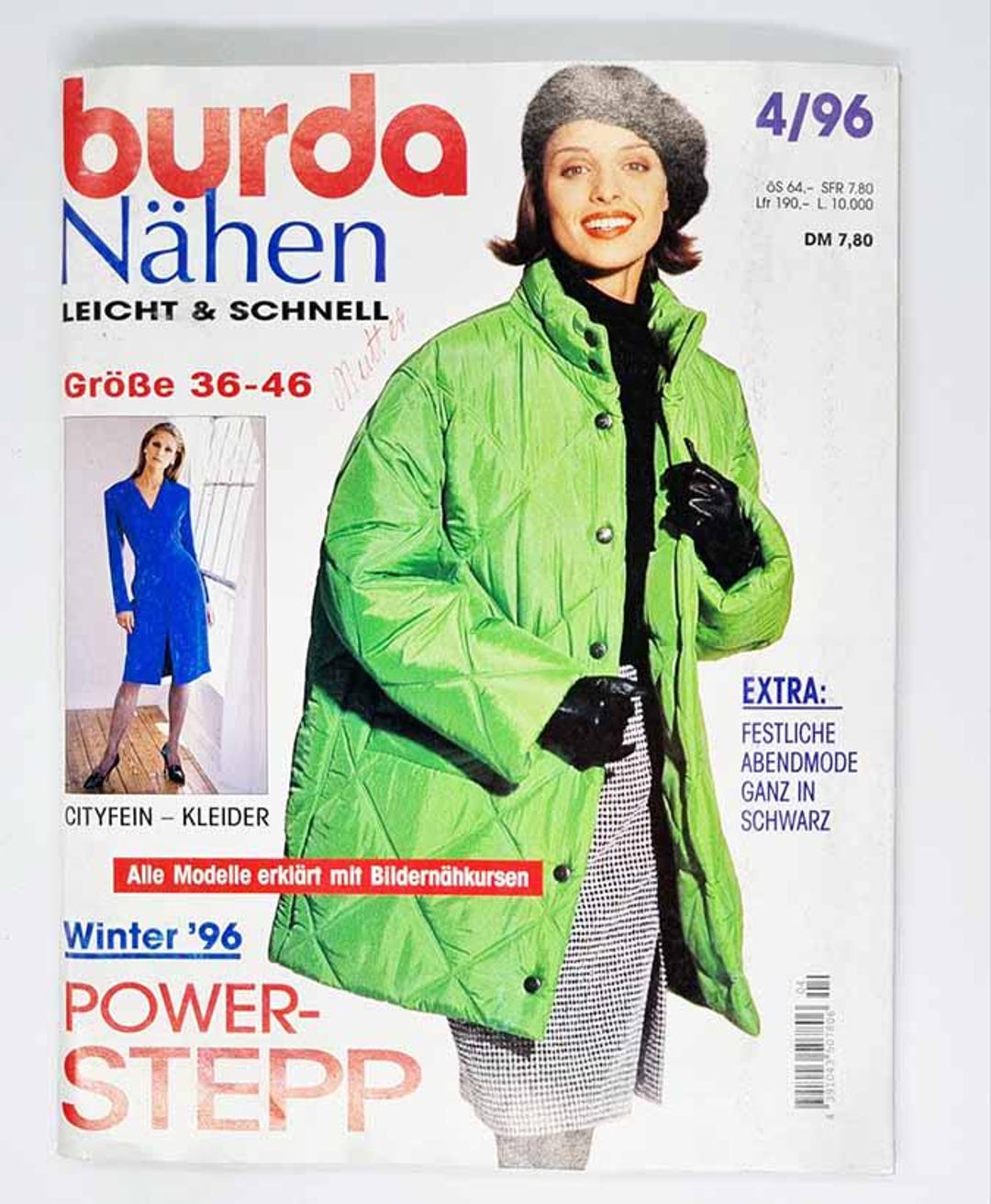 1996 Burda Special Sewing Made Easy Autumn Winter Fashion Magazine ...