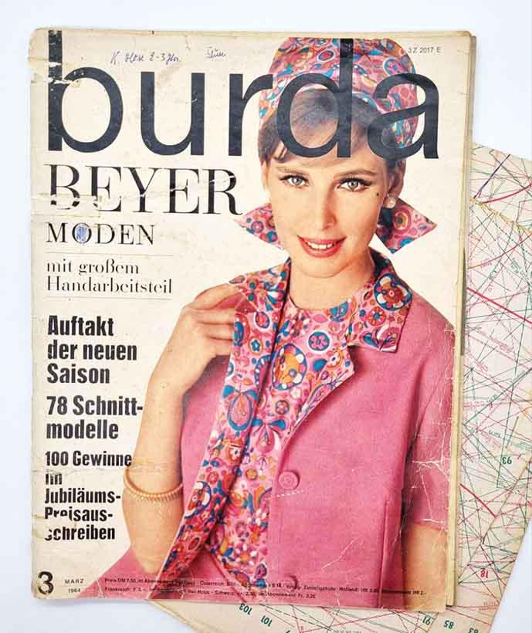 3/1964 Burda Moden March Vintage Fashion Magazine, Sewing Patterns and ...