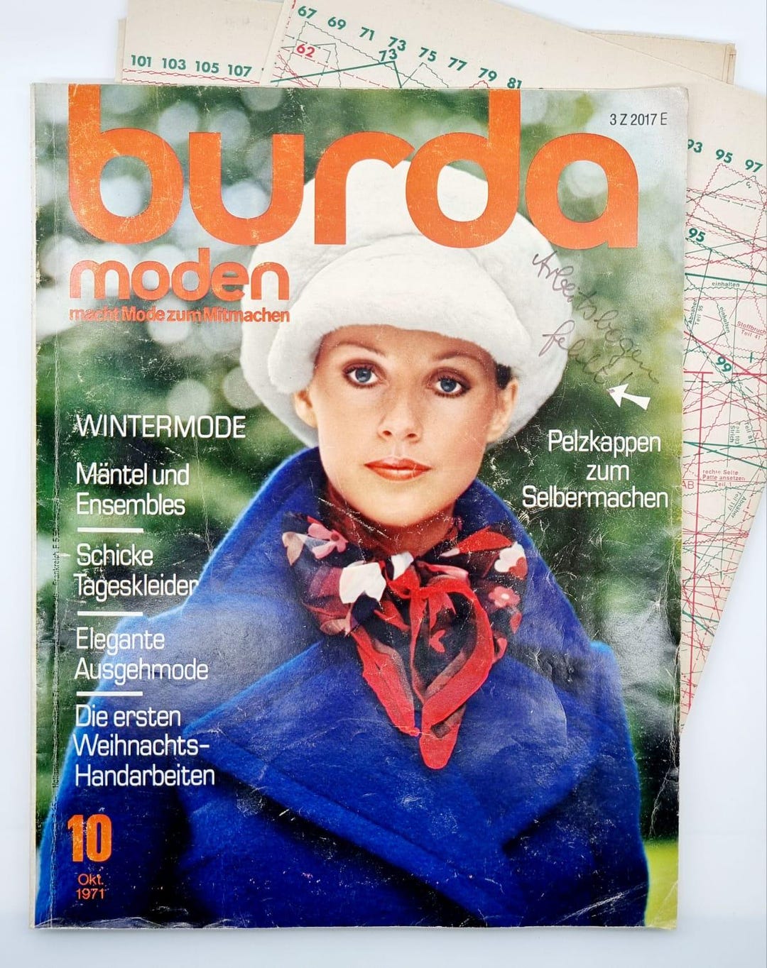 70 Patterns, 10 / 1971 Burda Moden October Autumn Retro Journal, Sewing ...