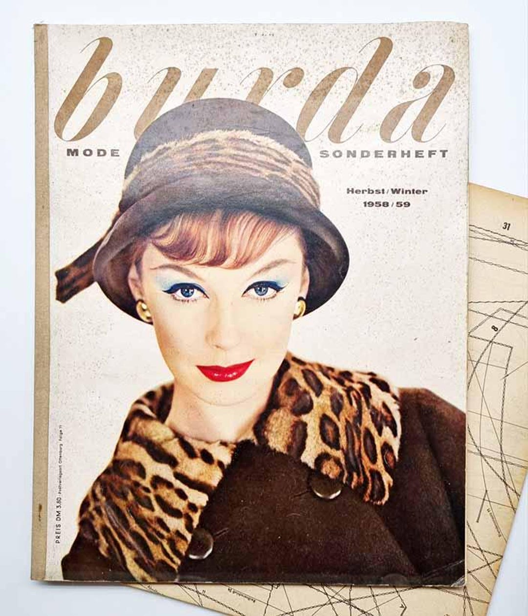 12 Patterns, 1958 - 1959 Burda Moden Special Edition Autumn Winter ...