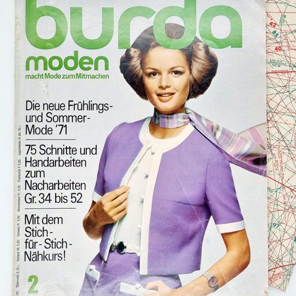 Burda 1971 - Etsy