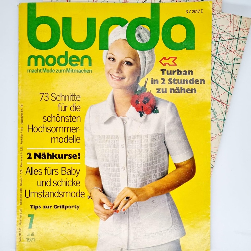 Burda 1971 - Etsy
