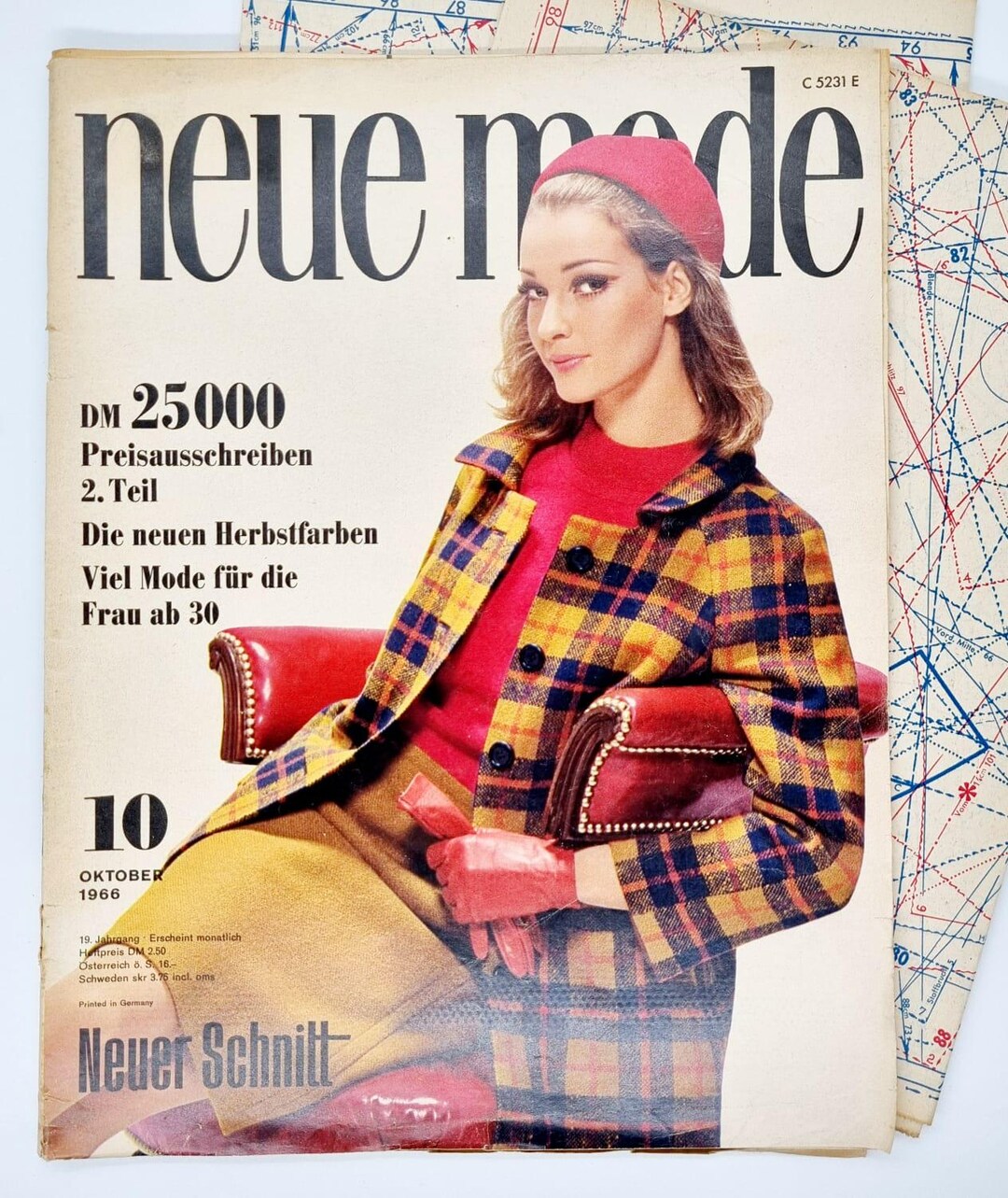 95+ Patterns, 10/1966 Neue Mode October Vintage Magazine, Sewing ...