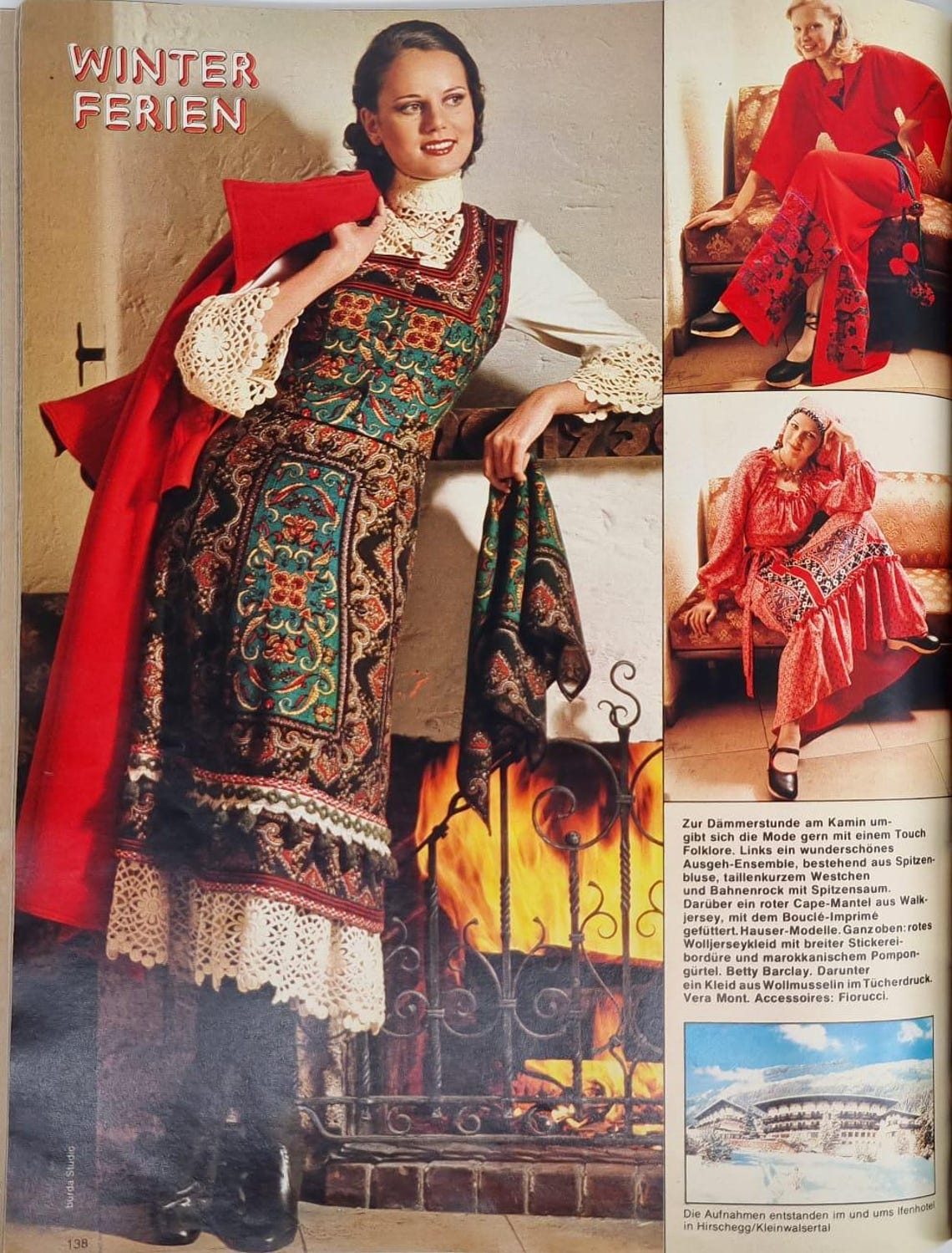 Burda Moden 1976 1977 Autumn Winter Special International Edition With ...