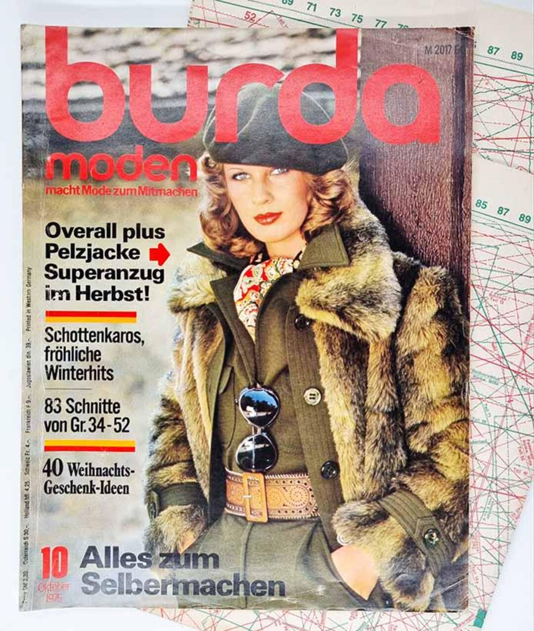 100+ Patterns, 10/1975 Burda Moden October Vintage Fashion Magazine ...