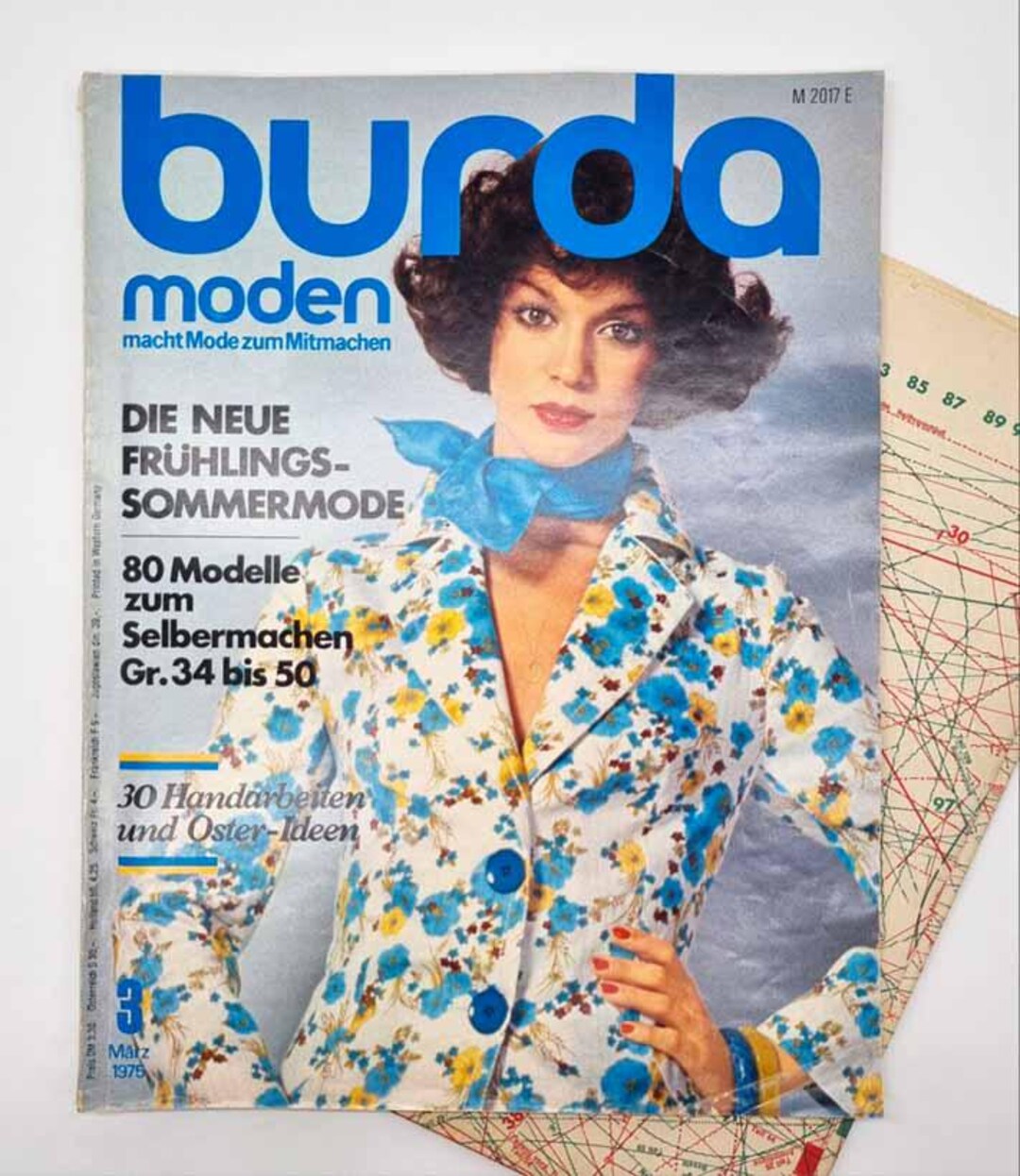 85+ Patterns, 3/1975 Burda Moden March Vintage Fashion Magazine, Sewing ...