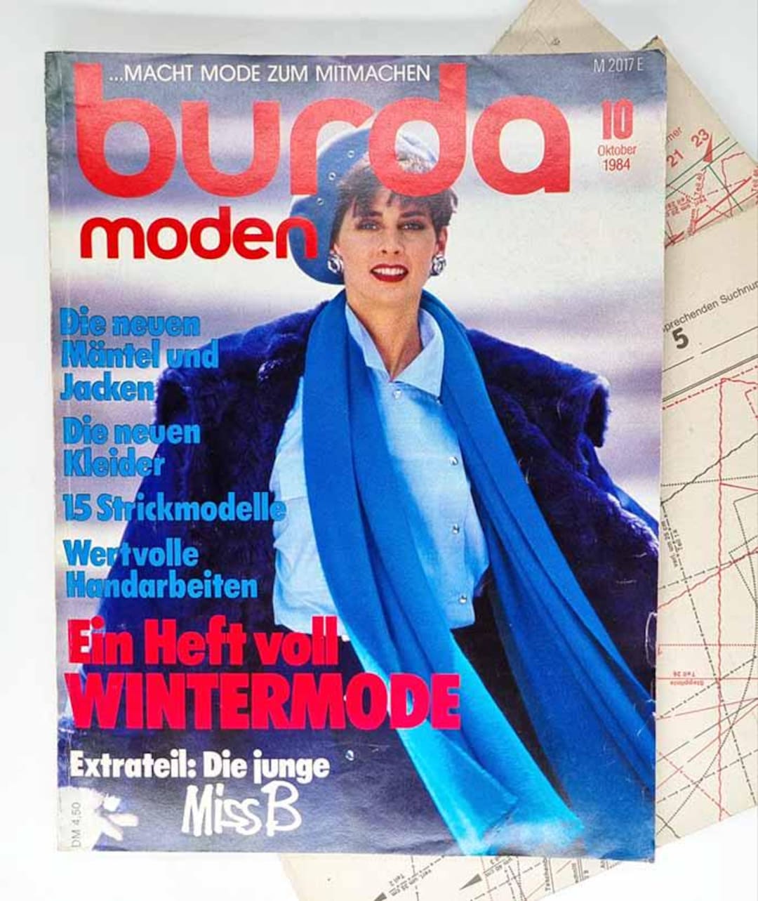 75+ Patterns, 10/1984 Burda Moden October Vintage Fashion Magazine ...