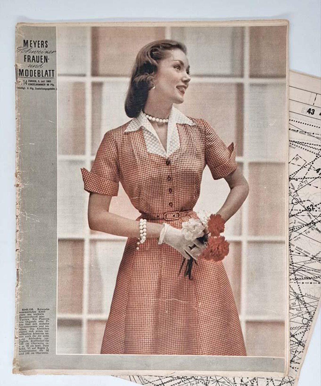 27 Patterns, 7/1953 Meyers Schweizer Frauen Und Modeblatt Vintage ...