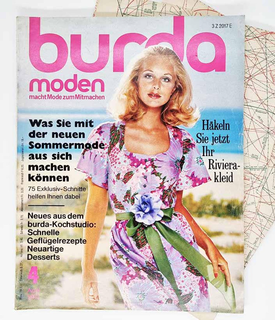 85+ Patterns, 4/1972 Burda Moden April Vintage Fashion Magazine, Sewing ...