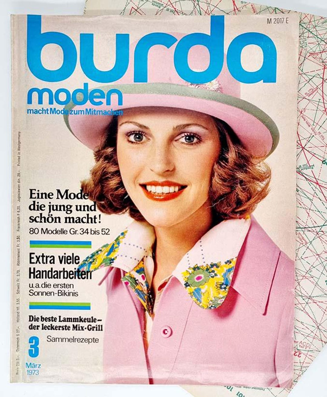 85+ Patterns, 3/1973 Burda Moden March Vintage Fashion Magazine, Sewing ...