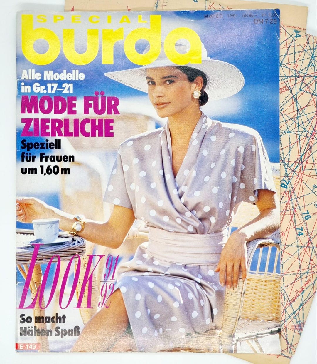 30 Summer Petite Sizes, Burda Moden Special Edition 1991 Vintage ...