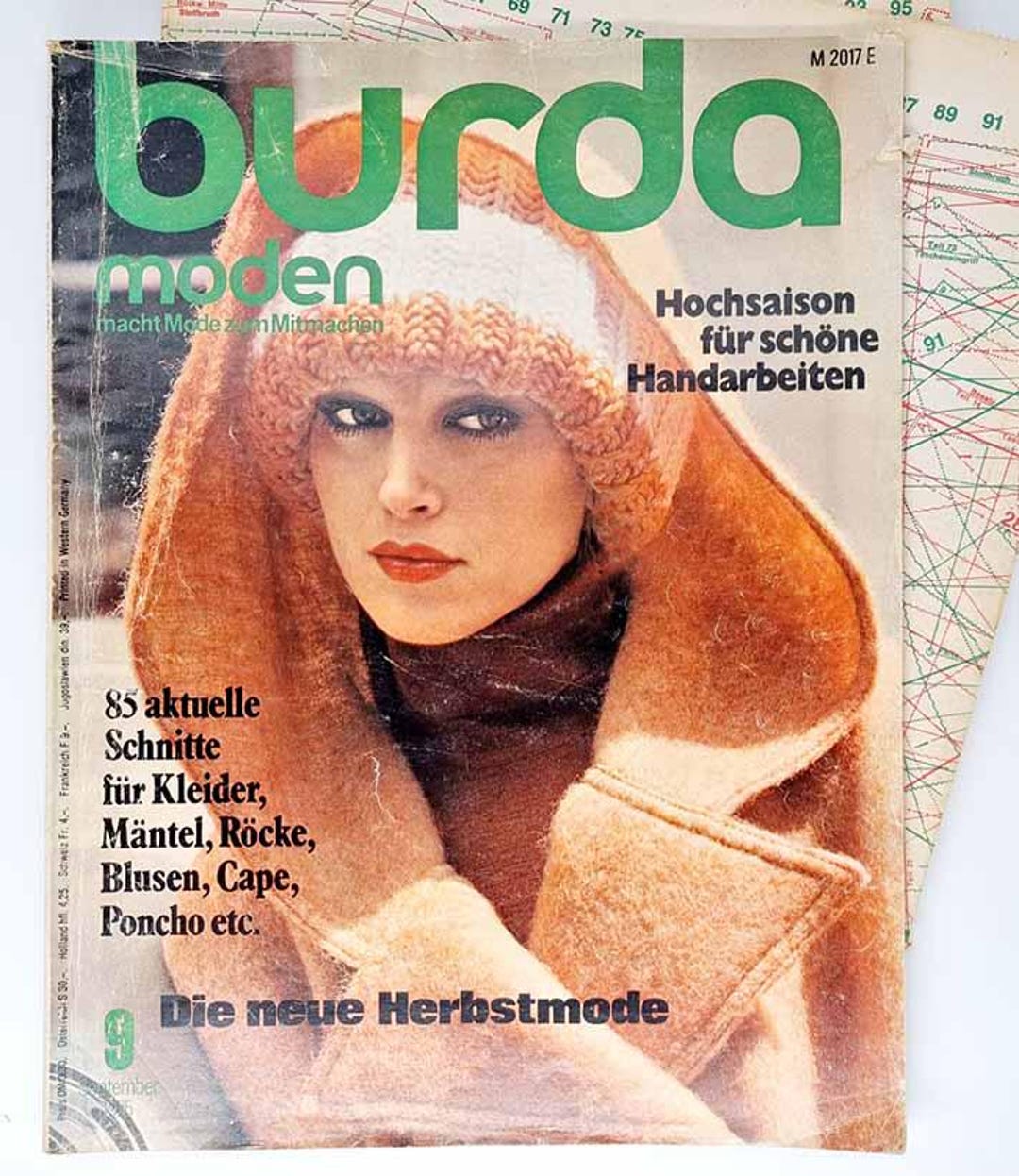 9/1975 "burda Moden" September Vintage Fashion Magazine, Sewing ...
