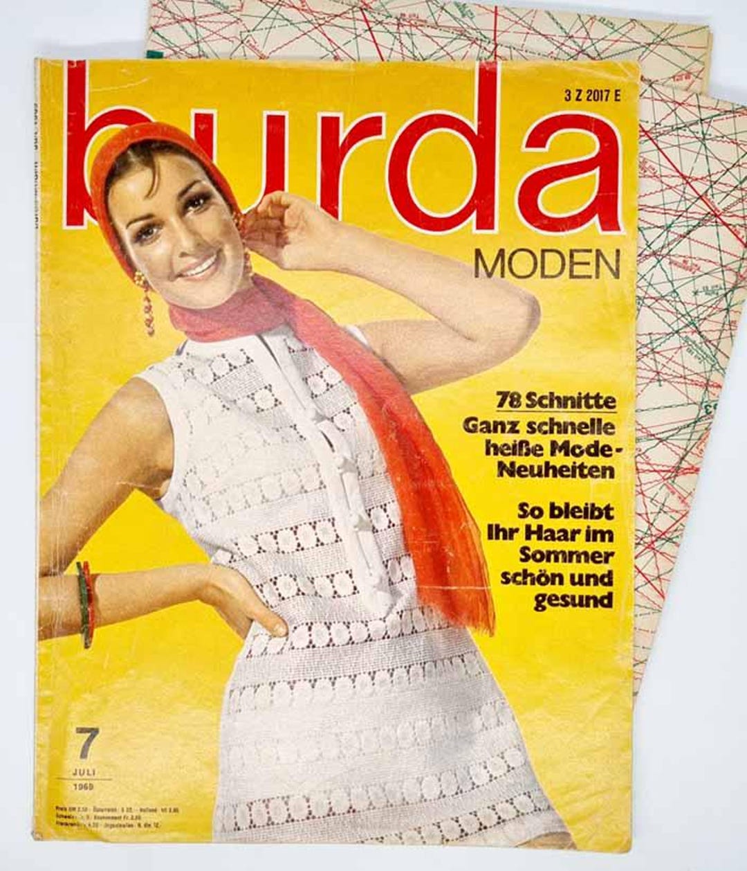 70+ Patterns, 7/1969 Burda Moden July Vintage Magazine, Sewing Patterns ...
