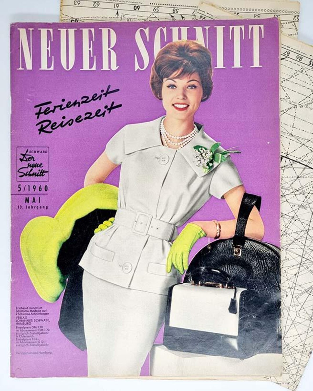 85+ Patterns, 5/1960 Schwabe Neuer Schnitt May Vintage Fashion Magazine ...