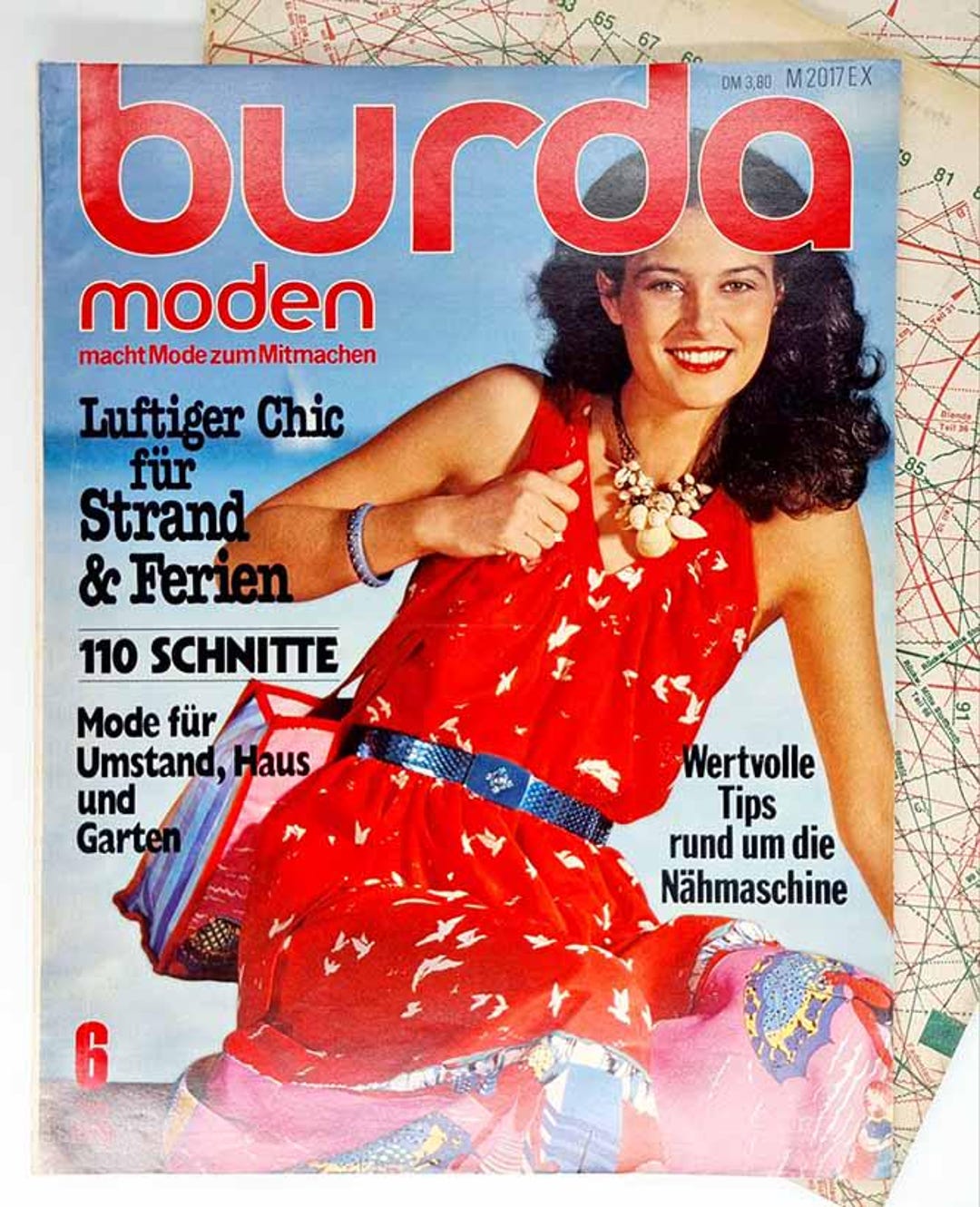 60+ Summer Patterns, 6/1979 Burda Moden June Vintage Fashion Magazine, Sewing Patterns and ...