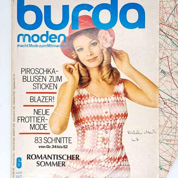 Burda 1971 - Etsy