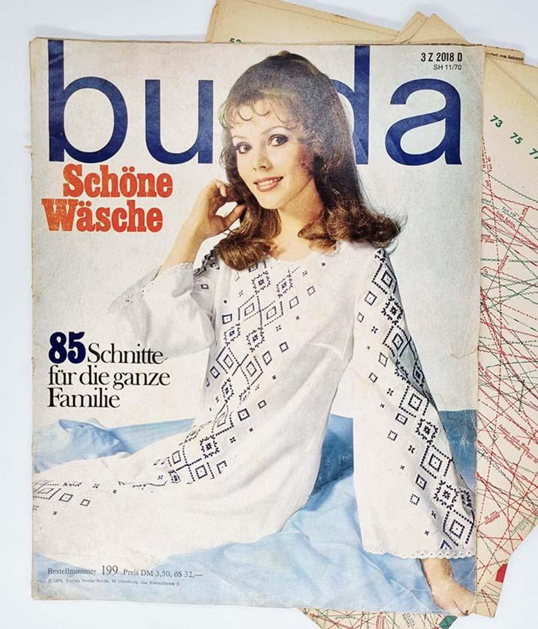 85 Undergarments, 1970 Burda Moden Special Edition Vintage Magazine ...