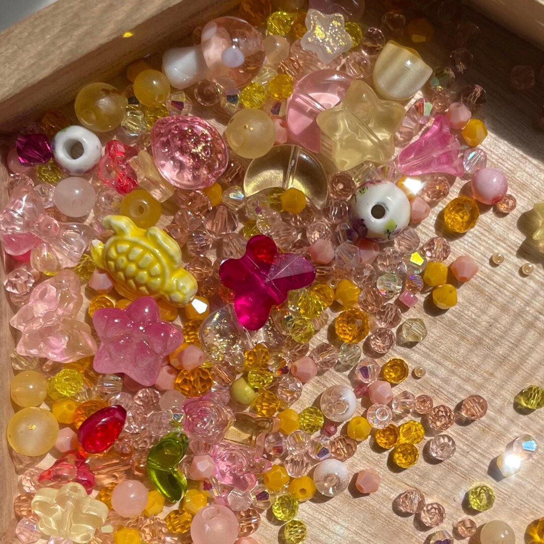 Pink Lemonade Bead Soup, Chain and Chain Extender Optional, Make ...