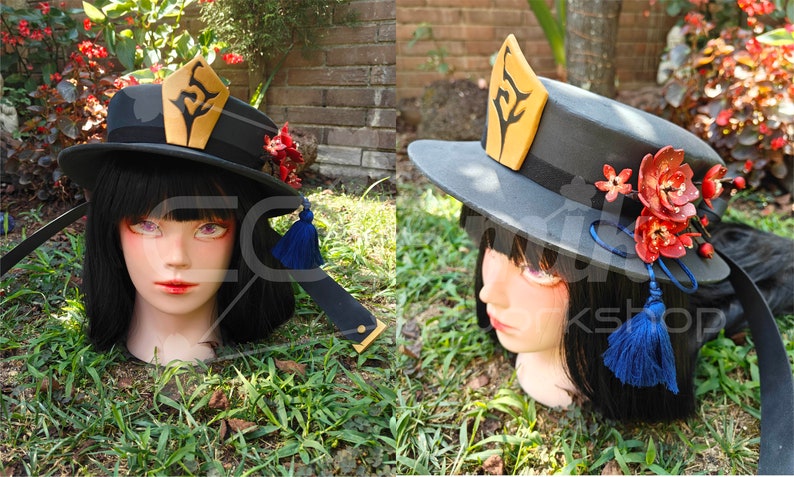 Hu Tao Inspired Hat From Genshin Impact - Etsy