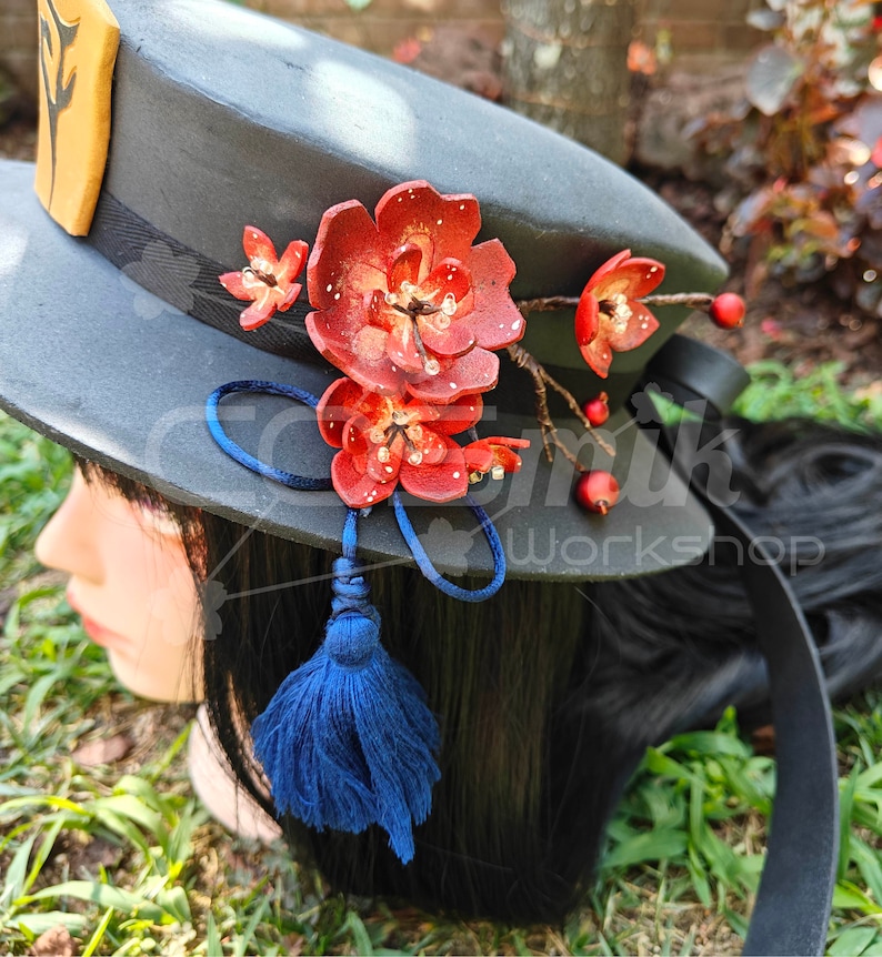 Hu Tao Inspired Hat From Genshin Impact - Etsy