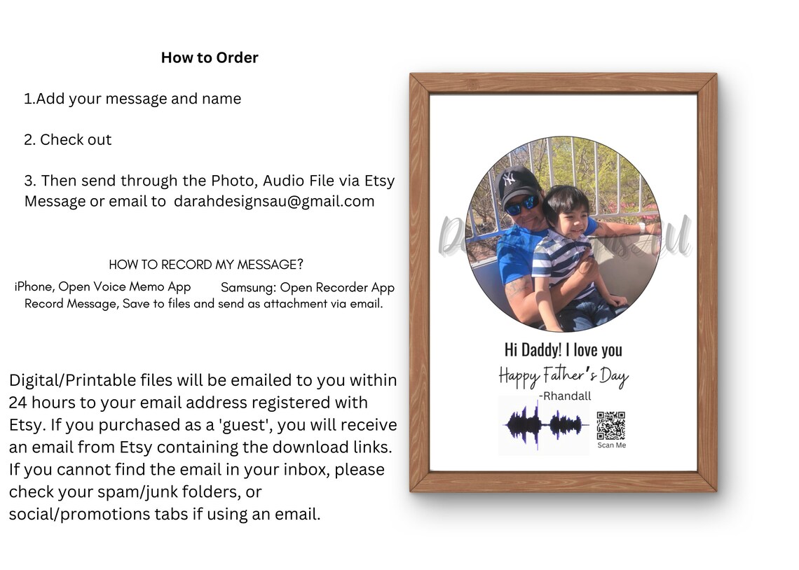 Soundwave Art QR Code Scan to Play Your Voice Recording Digital ...