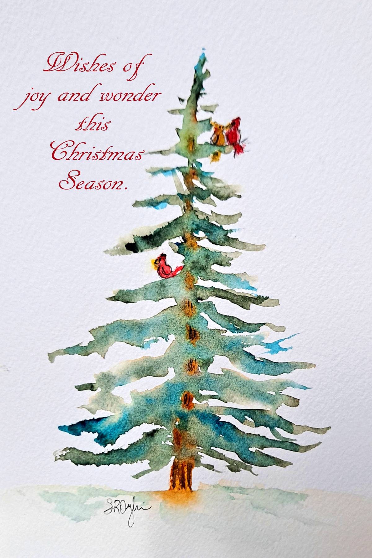 Noble Tree and Friends Notecards, Boxed Set Christmas Cards - Etsy