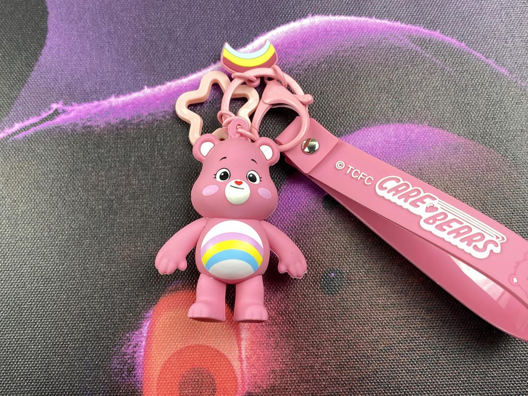 Care Bears Keychain Care Bears 3D Keychain Rainbow Bear Bear Figurine ...