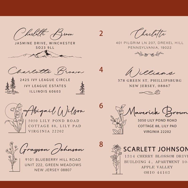 Address Stamp Outdoor - Etsy UK