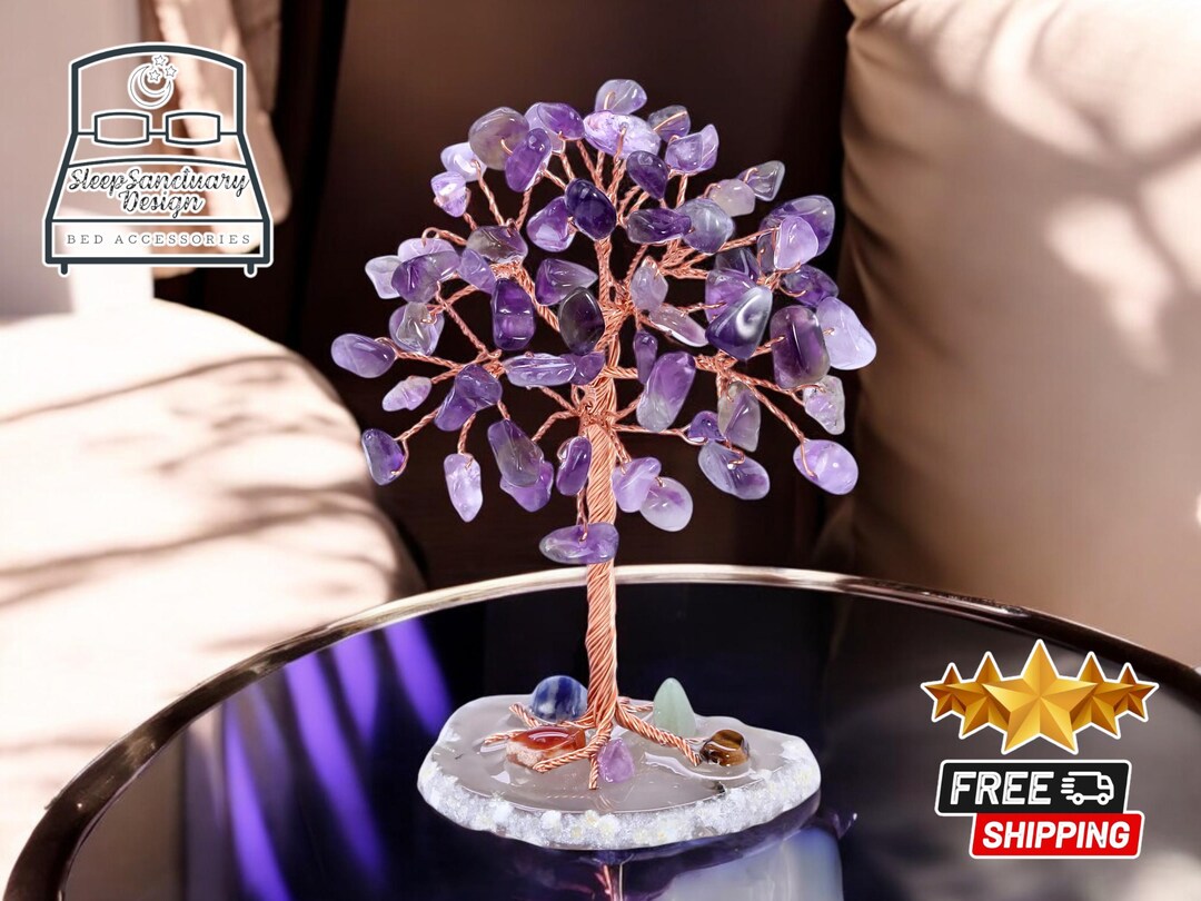 Handmade Mini Crystal Tree | Wire Wrapped Healing Gemstone | Stylish ...