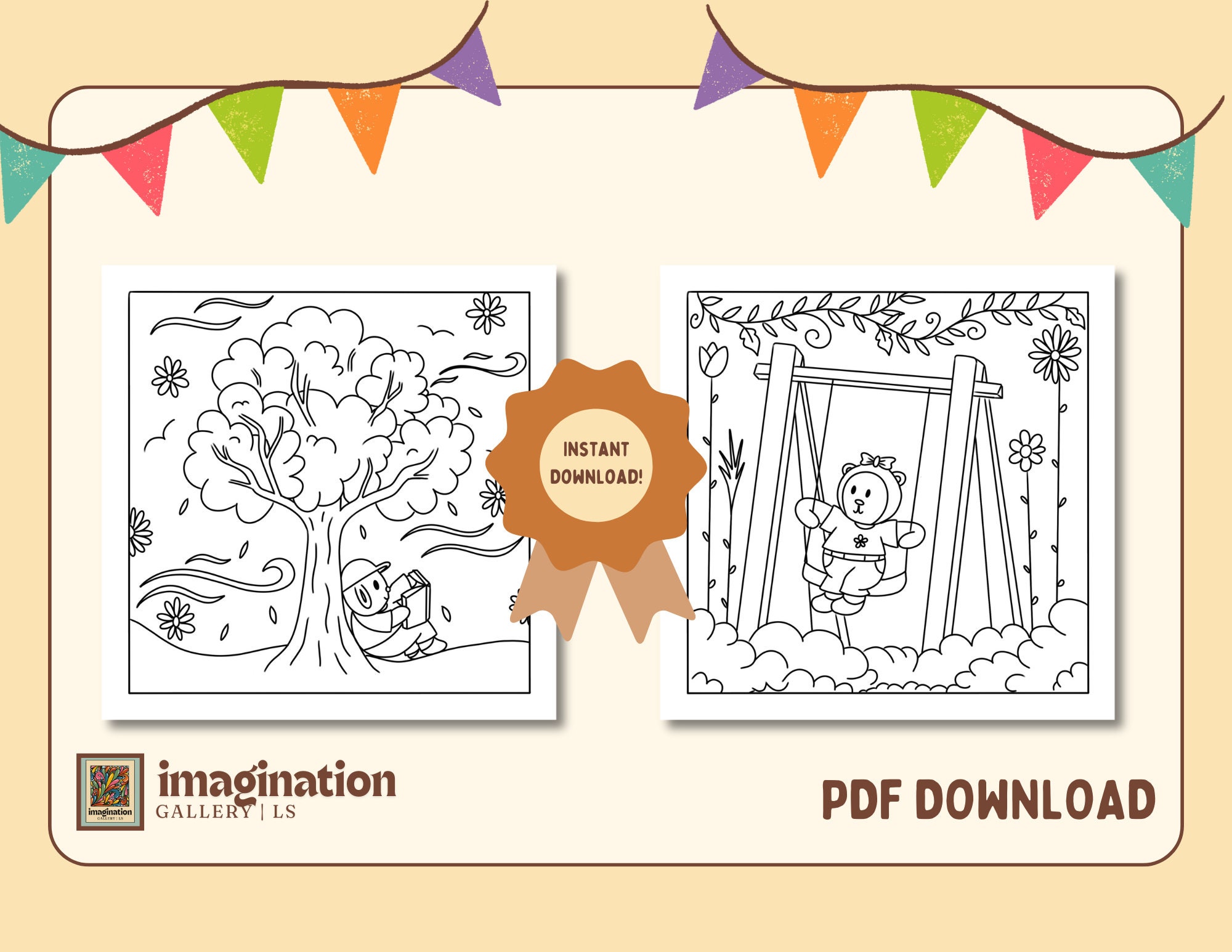 6 Cute Coloring Pages for Kids & Adults | Animal Coloring Books for ...
