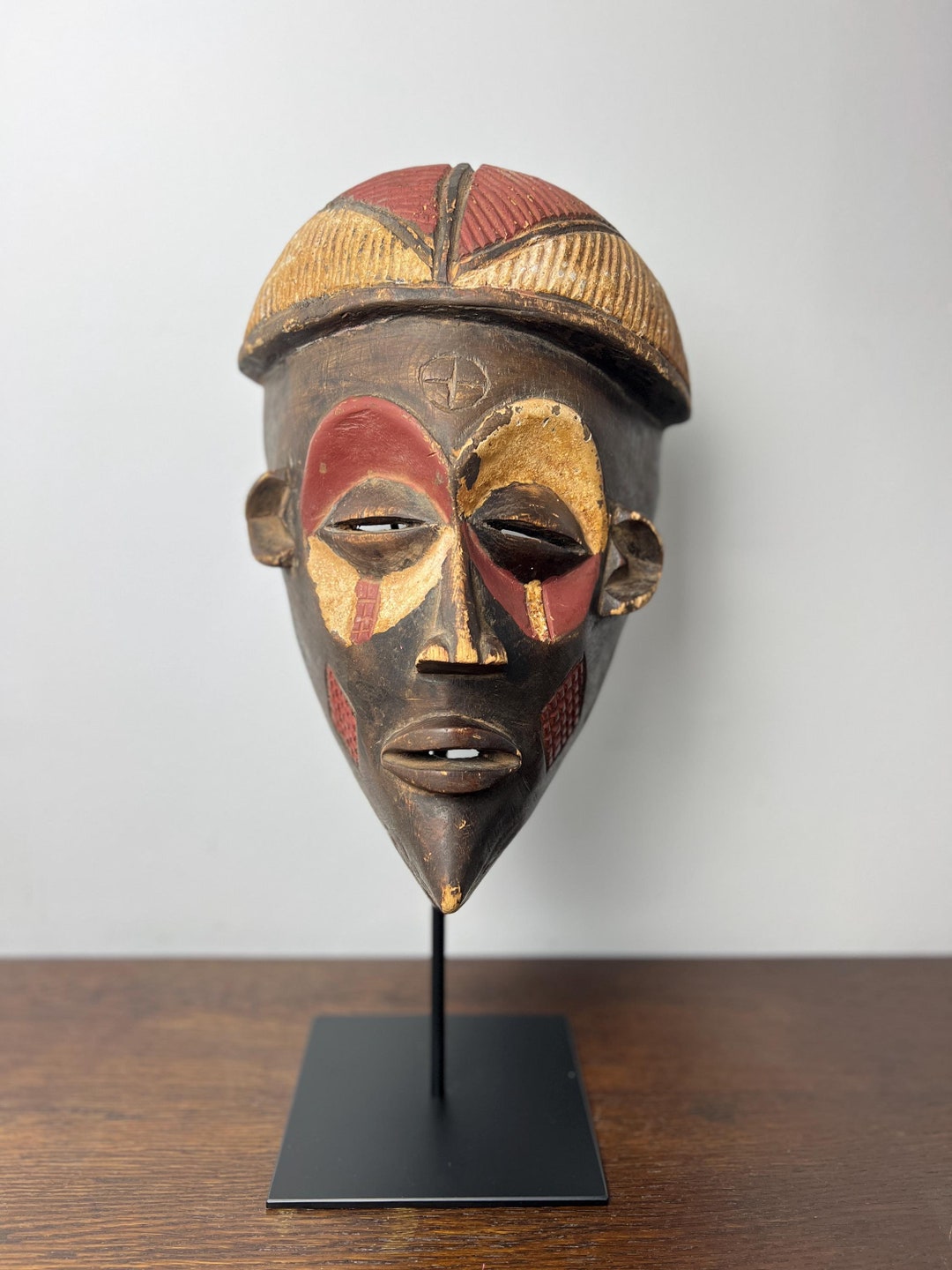 Punu African Scarface Mask Gabon - Etsy