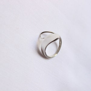 Drops Ring Smooth Ring in Sterling Silver Made to Order in - Etsy