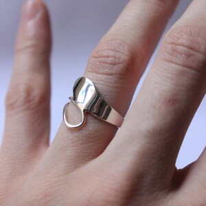 Drops Ring Smooth Ring in Sterling Silver Made to Order in - Etsy