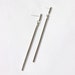 Long Sterling Silver Earrings Silver Stick Earrings Long Bar - Etsy