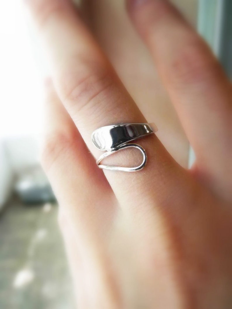 Drops Ring Smooth Ring in Sterling silver Made to order in | Etsy