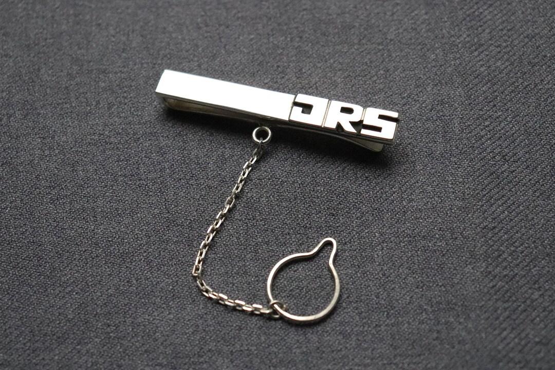 Men's Tie Bar Clip Made of Sterling Silver Custom - Etsy