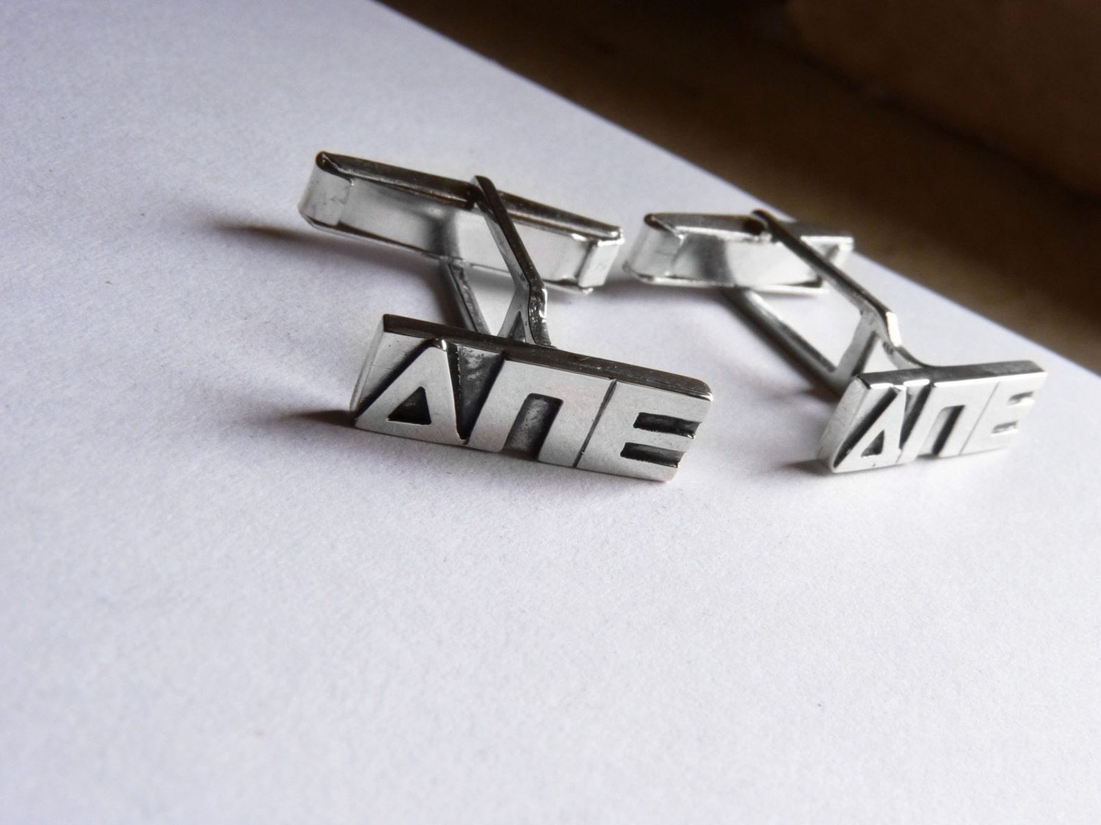 5 Pairs of Sterling Silver Monogram Cuff Links Initials Cuff - Etsy