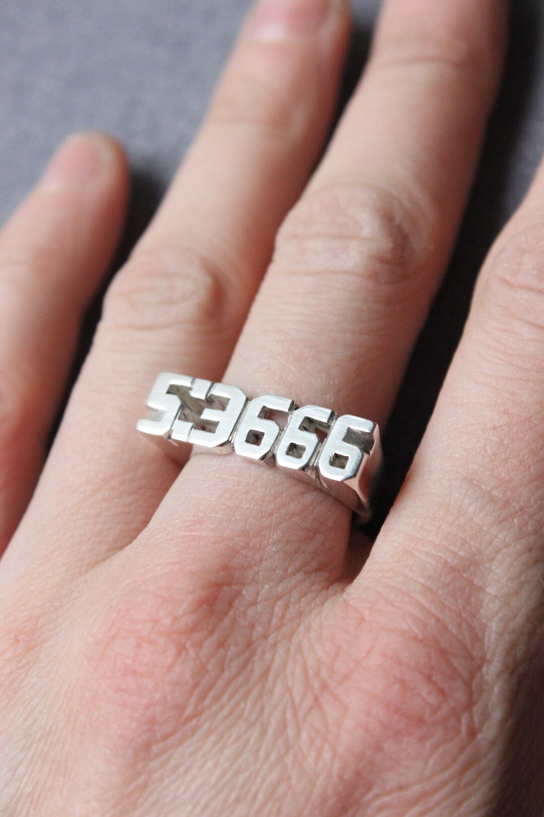Word Personal Ring, Sterling Silver, Signet Ring, Name Ring, Initials ...
