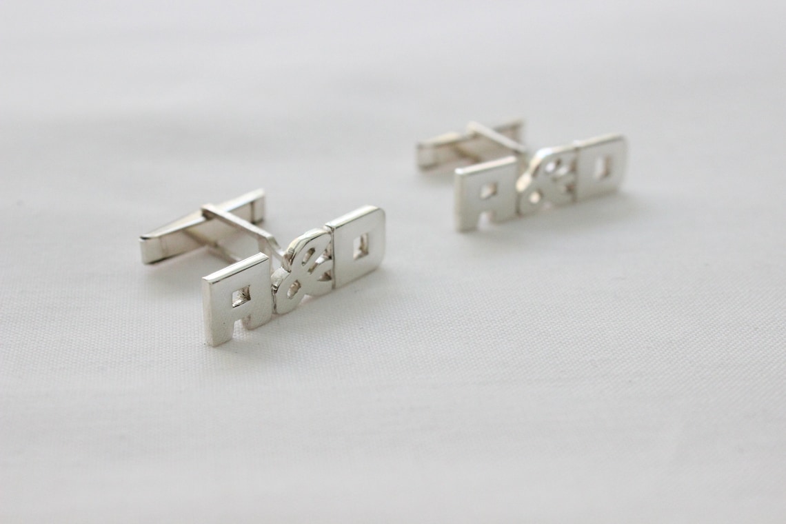 Personalized Sterling Silver Cufflinks Made to Order With - Etsy