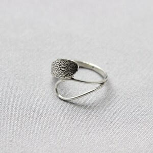 Gotas Ring With Texture Sterling Silver Made to Order in Your Size ...